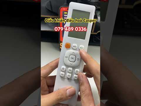 Điều khiển điều hoà Casper inverter 2 chiều #shopremotedieukhien #dieukhiendieuhoa #remote #casper