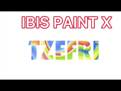 How to color a name in Ibispaintx//TZEFRI
