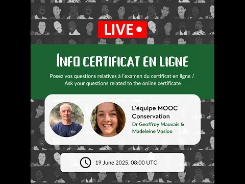 Info certificat en ligne | Online certificate info