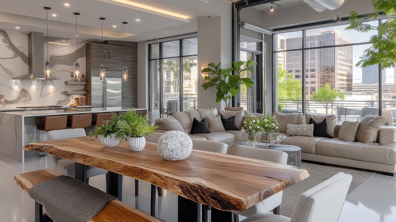 The Future of Open Plan Living  with a Focus on Calm, Elegance, and Subtle Luxury