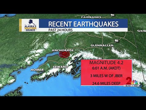 Small earthquake jolts Anchorage residents