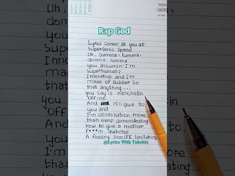 Eminem - Rap God (Lyrics)
