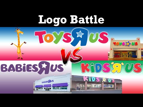 Toys R Us VS Babies R Us VS Kids R Us - Logo Battle