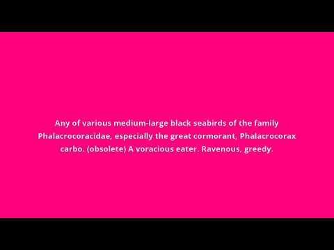 what is the meaning of cormorant