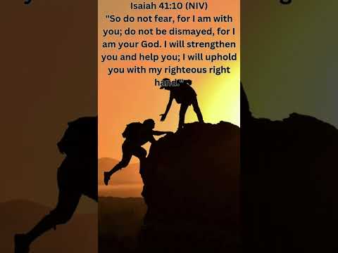 Isaiah 41:10 (NIV) #bibleverses #verse #bible #verses