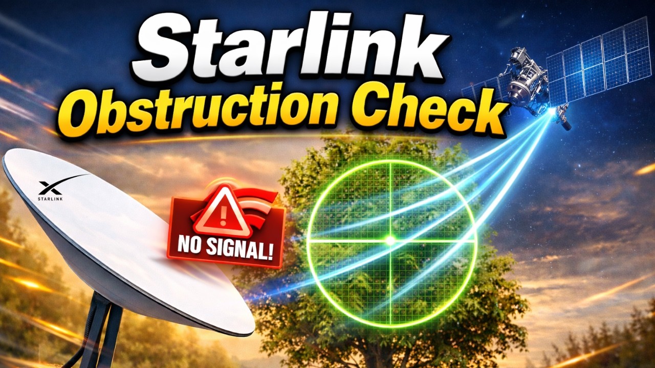 Starlink Obstruction Check Guide — Fix Slow Speeds FAST! #starlink