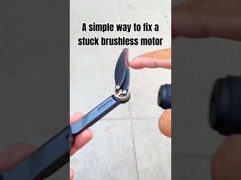 A simple way to fix a stuck brushless motor #drone #dronevideo #fpv #dronelife #fpvdrone