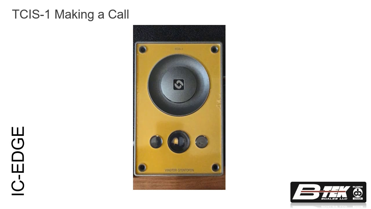 B-TEK IC-Edge VOIP Intercom System Video