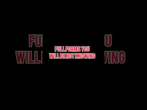 Full Forms You Never Knew!π€― #fullforms #shorts