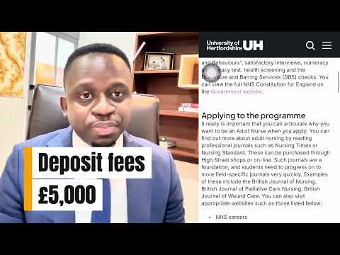 WHY MSC NURSING AT UNIVERSITY OF HERTFORDSHIRE- UK 🇬🇧