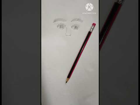 drawing of eye and nose #viralshorts