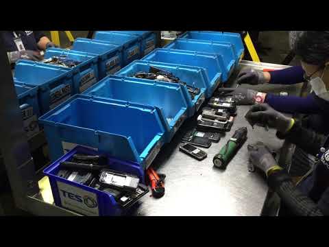 Behind the scenes at an e-waste facility