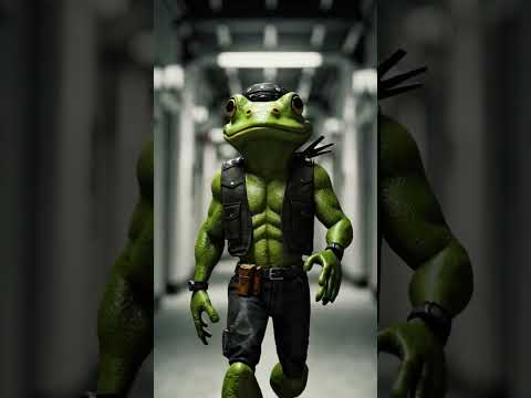 Frog Tech Tips evolution - made in sora AI