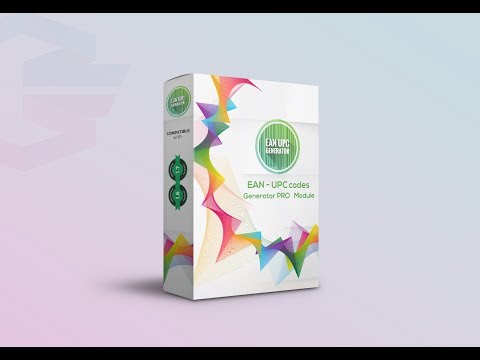 EAN - UPC codes Generator Prestashop Module