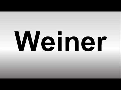 How to Pronounce Weiner