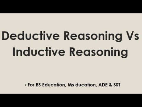 DEDUCTIVE REASONING AND INDUCTIVE REASONING in Urdu/Hindi Hindi / isthikhraji traqa/isqrai triqa