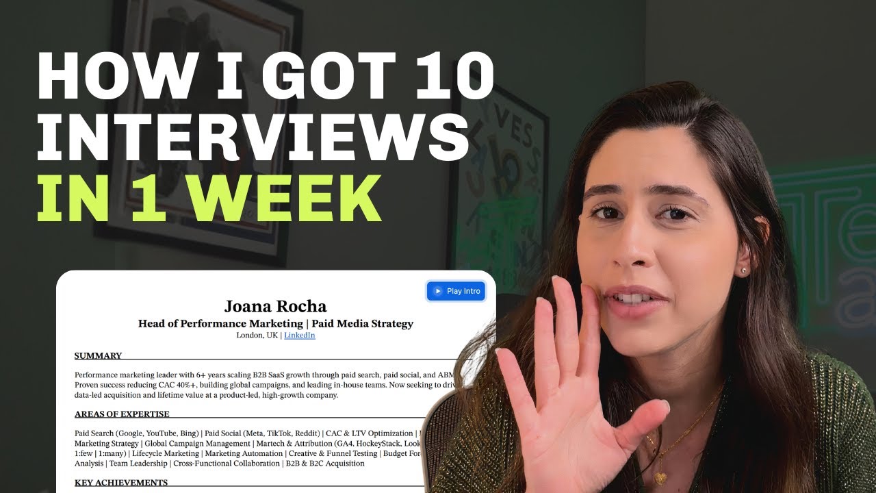 How I Landed 10 Interviews in 1 Week (My Exact Job Search Strategy)