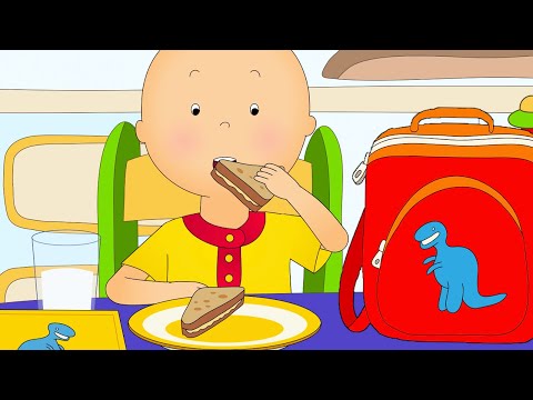 ★ Caillou's School Morning Routine ★ Funny Animated Caillou | Cartoons for kids | Caillou