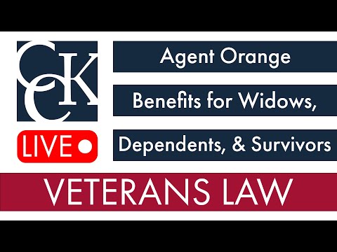 Agent Orange Benefits for Widows, Dependents, and Survivors