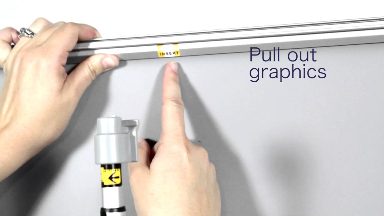 Silverstep Retractable Banner Stand Set up