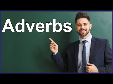 Types of ADVERBS in English with examples