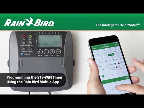 Programming the ST8-WiFi Timer Using the Rain Bird Mobile App