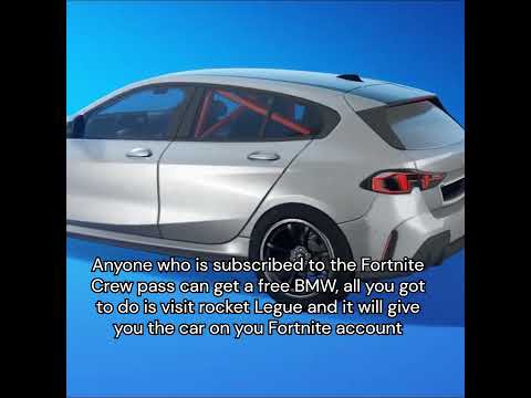 You can get a free BMW car skin in Fortnite