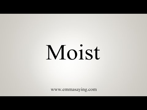 How To Say Moist