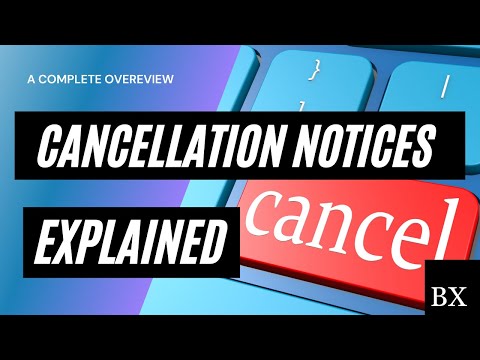 What Are Surety Bond Cancellation Notices?