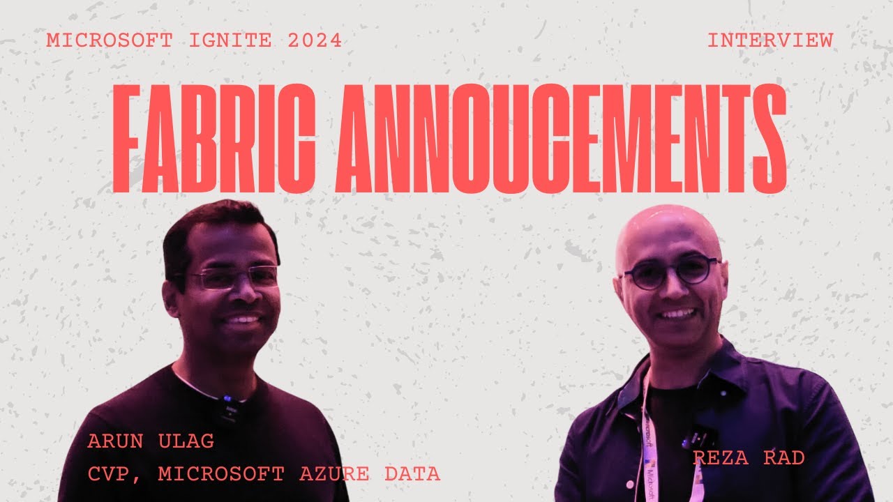 Unveiling Microsofts Fabric at Ignite 2024