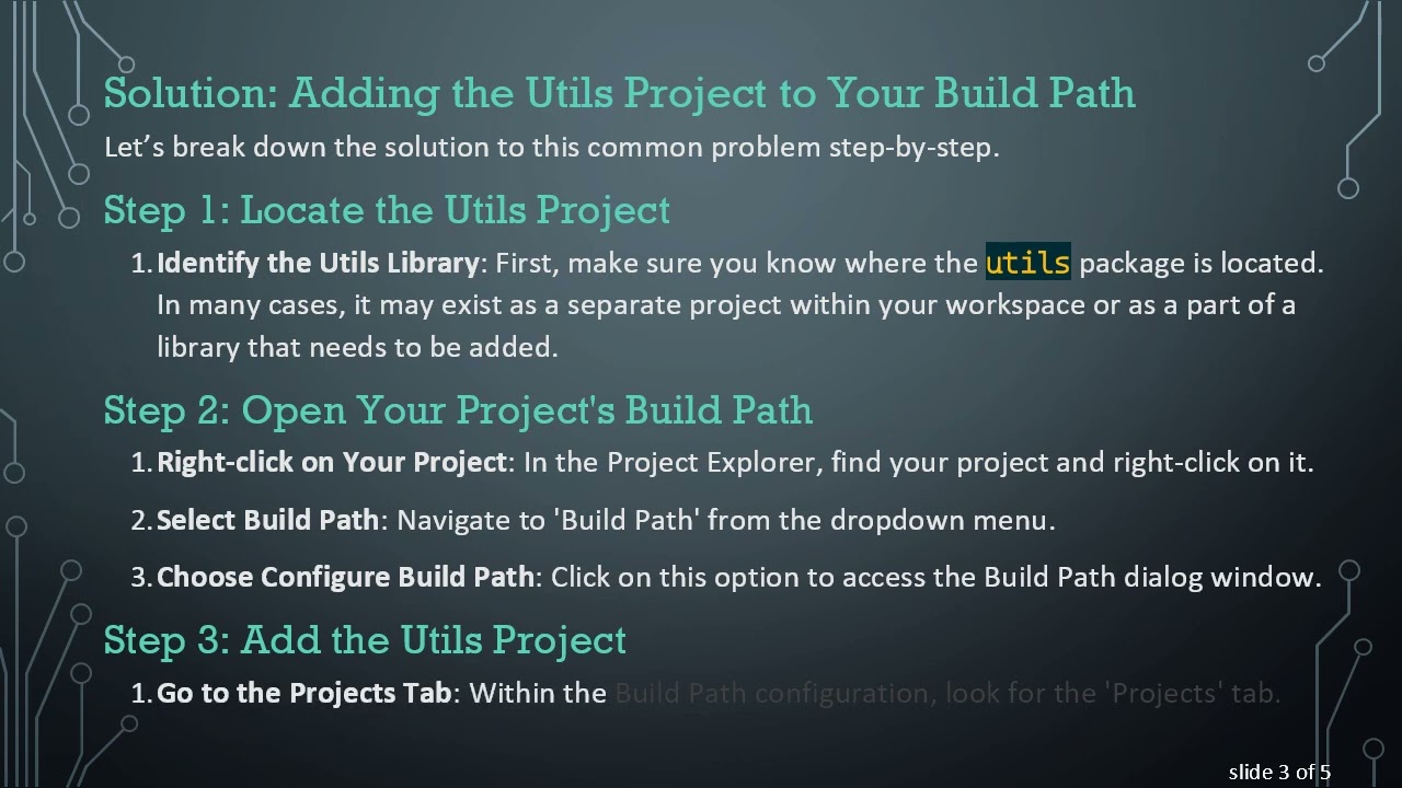 Resolving the Eclipse Error: 'The Import Utils Cannot Be Resolved'