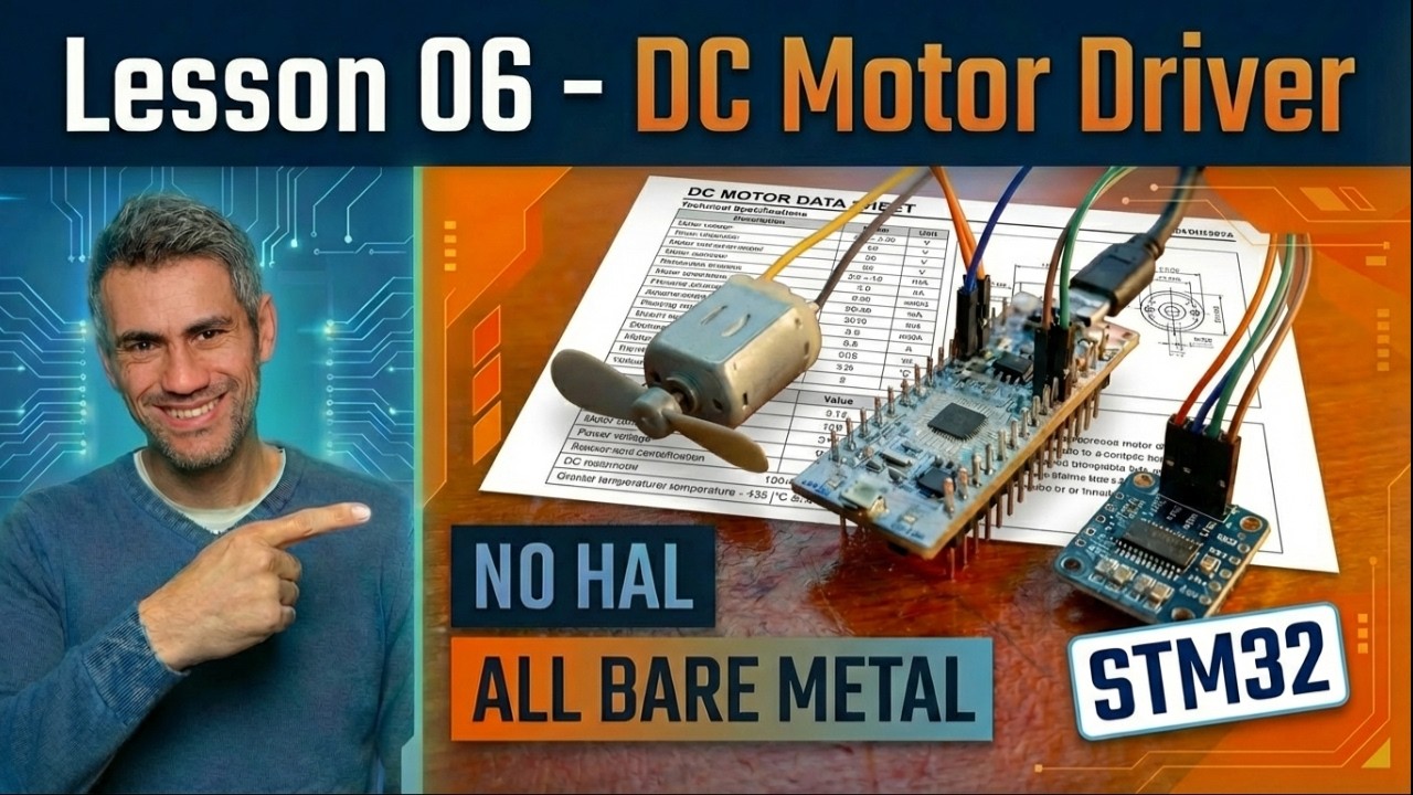 Full-Speed vs Controlled Speed | Building an STM32 Motor Driver