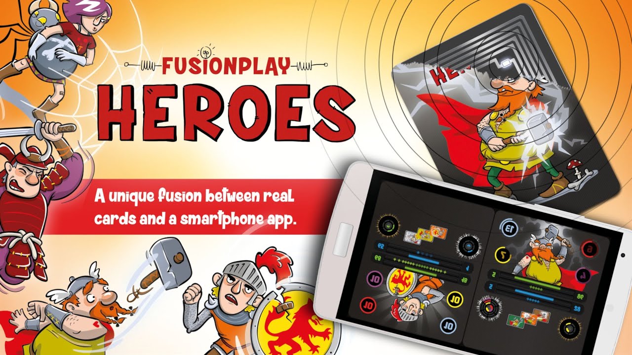 FusionPlay Heroes - The first mobile NFC card game - Trailer