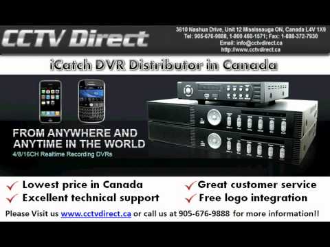 iCatch DVR Distributor in Canada - CCTVDIRECT