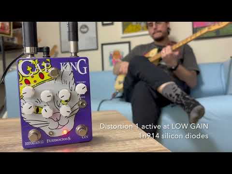 Fuzzrocious Cat King Dual Distortion Pedal V2 | Reverb