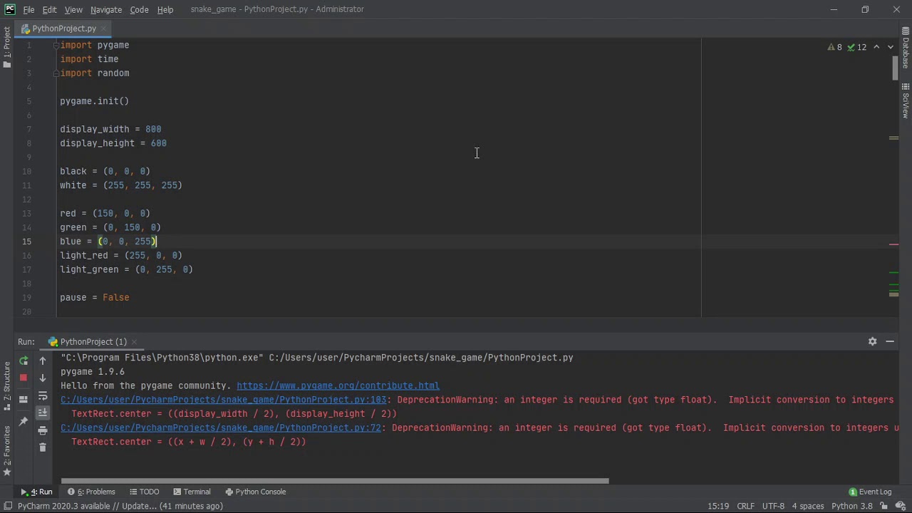Dodge racing game by python.(PL)