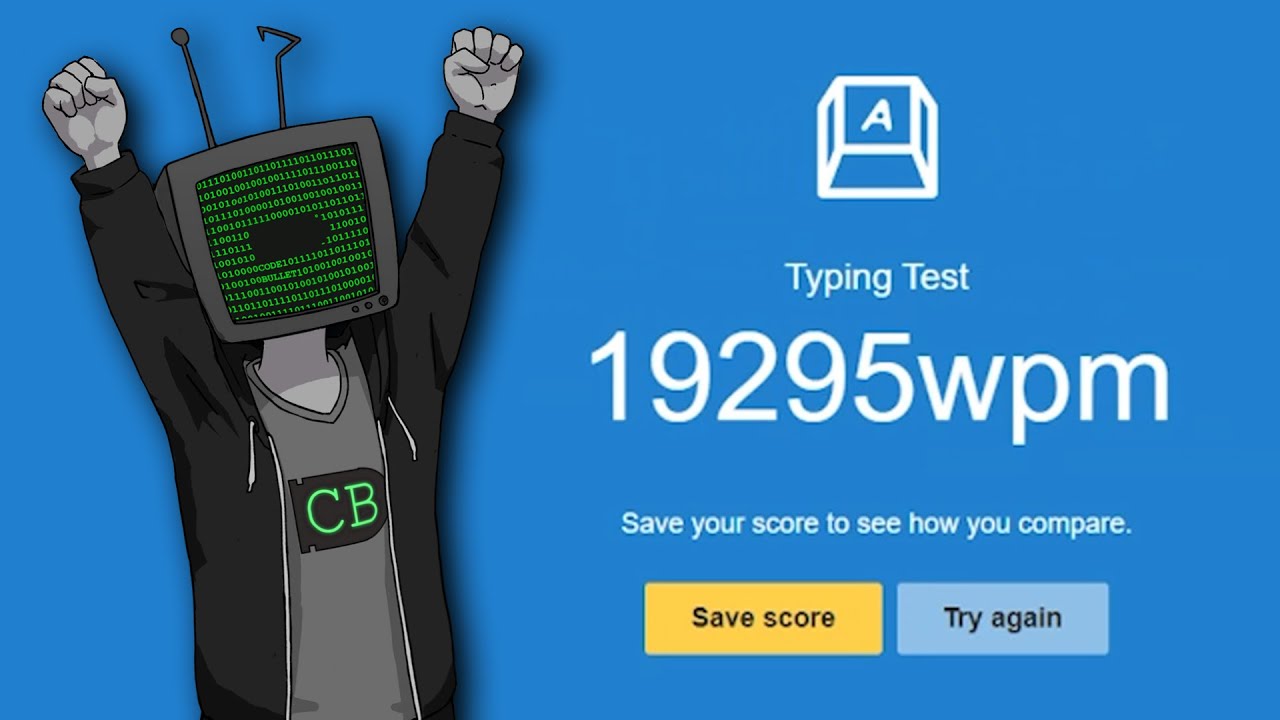 AUTOCLICKER vs The HUMAN BENCHMARK TEST (Typing Test)