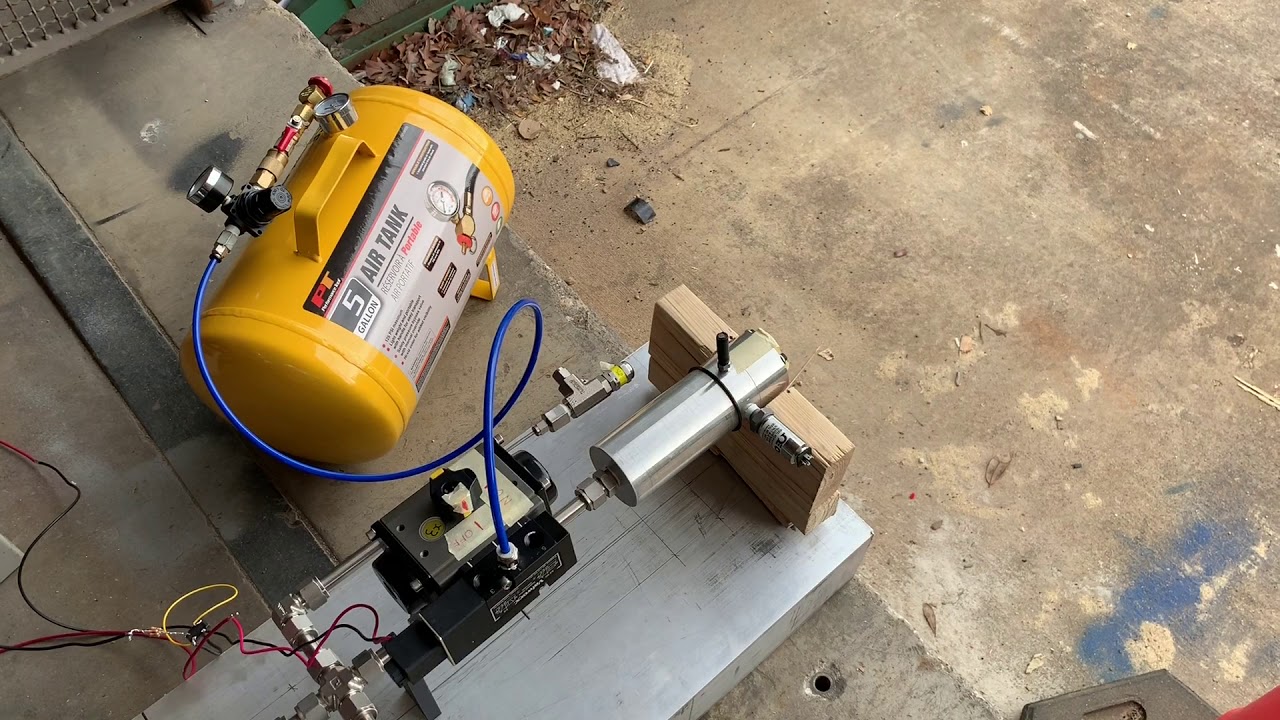 Cold Gas Thruster Propulsion Test