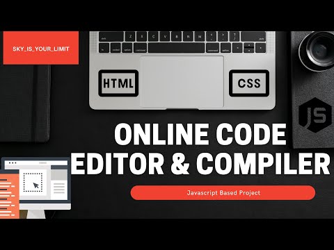 Online Code Editor And Compiler | University Project | Using HTML/CSS, Js & PHP