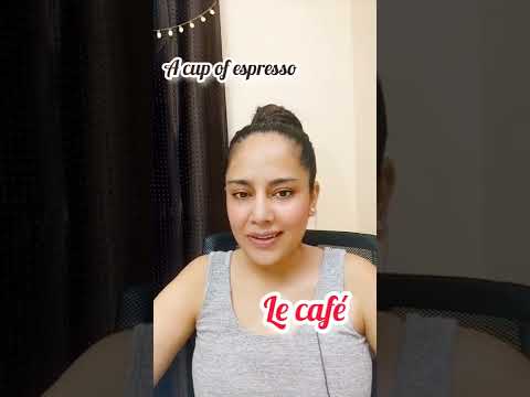 Know your French coffee | Order coffee in 🇫🇷 café | Types of coffee | French classes for beginners