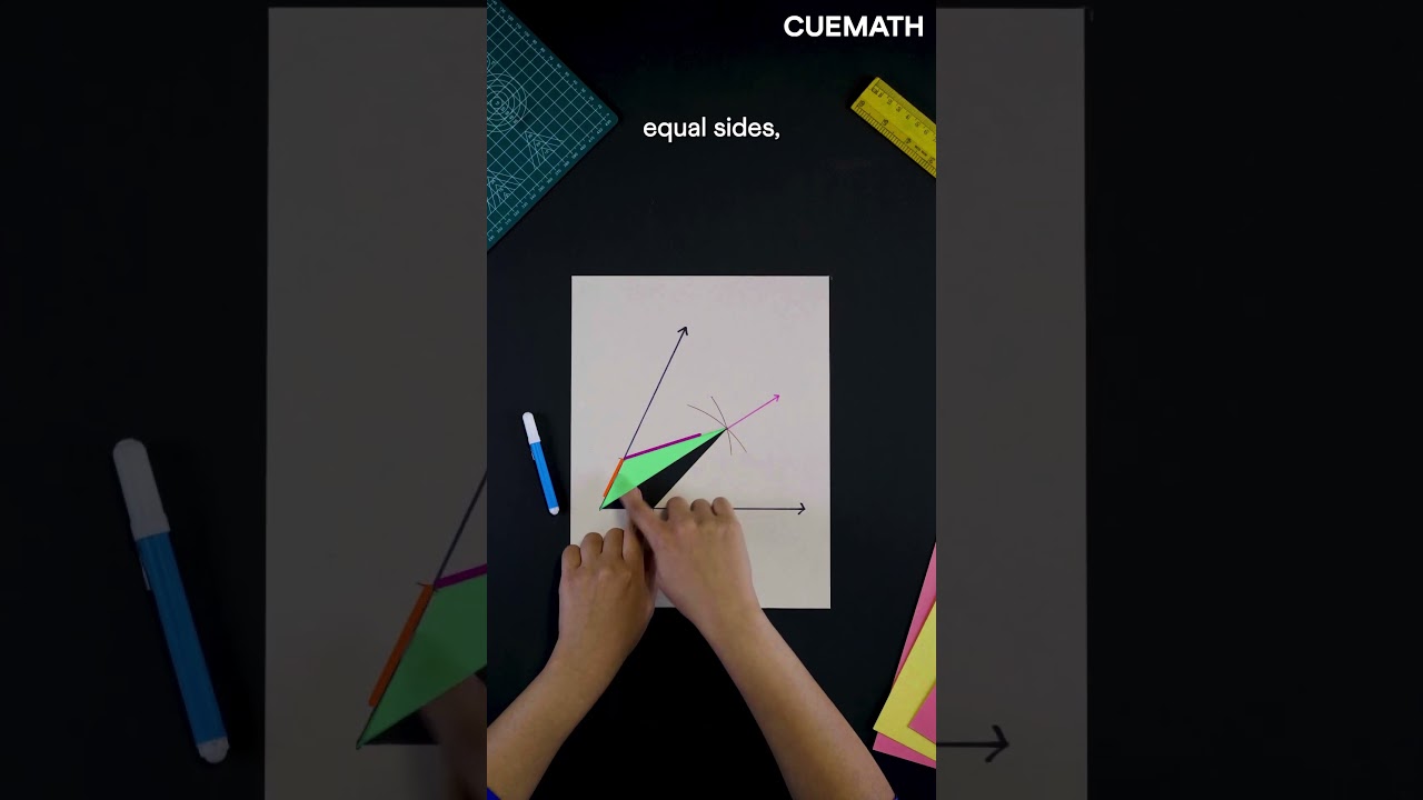 Constructing an angle bisector