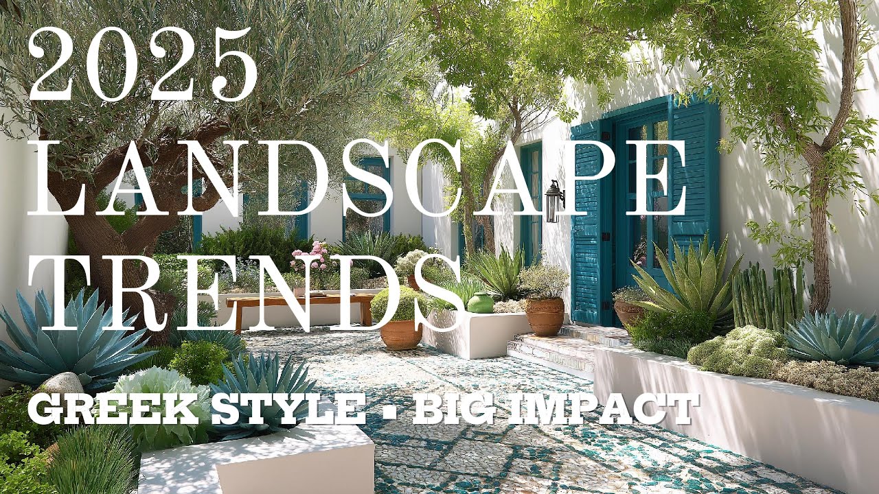 Transform Your Outdoor Space with Greek Garden Ideas | 2025 Landscape Design Trends.