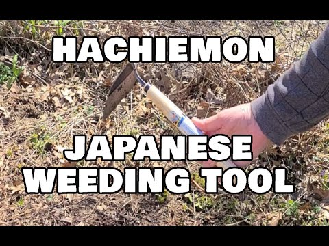 Sharp Edge, Works Great, HACHIEMON Japanese Weeding Tool