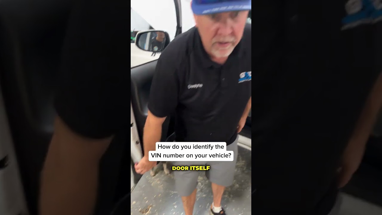 How to identify you VIN