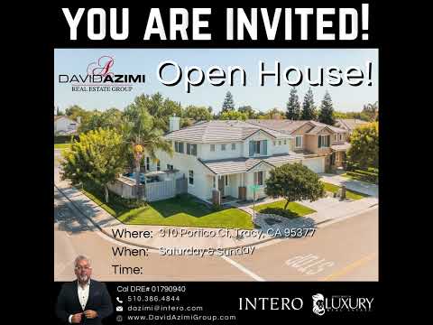 📍 310 Portico Ct, Tracy, CA 95377 - Open House