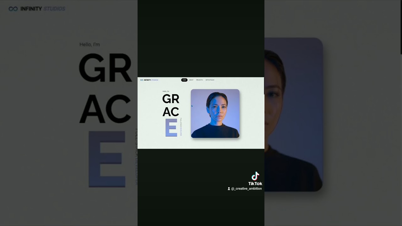 Personal Portfolio Project🔥 #reactjs #react #portfolio #website #ui #html #css #javascript