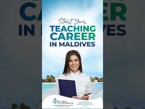 Start your Teaching Career in Maldives