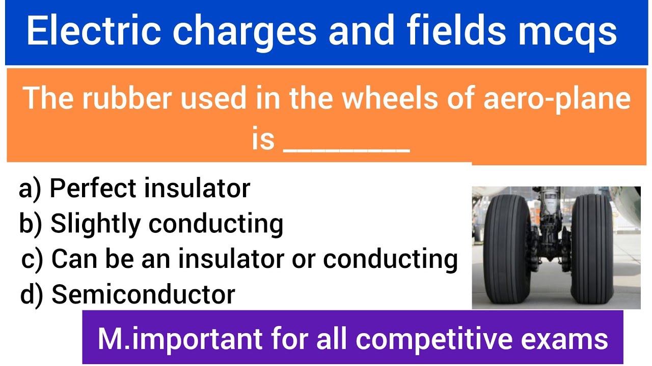 mcq on electric charges and fields | physics mcqs | mcq on physics