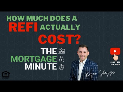 How much does it cost to REFINANCE???