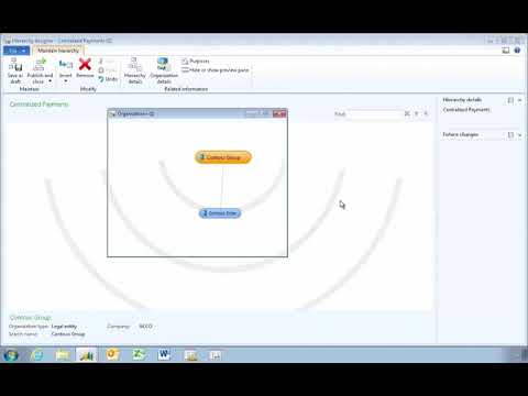 Centralized Payments Organizations Setup In AX 2012 | D365 | AX7